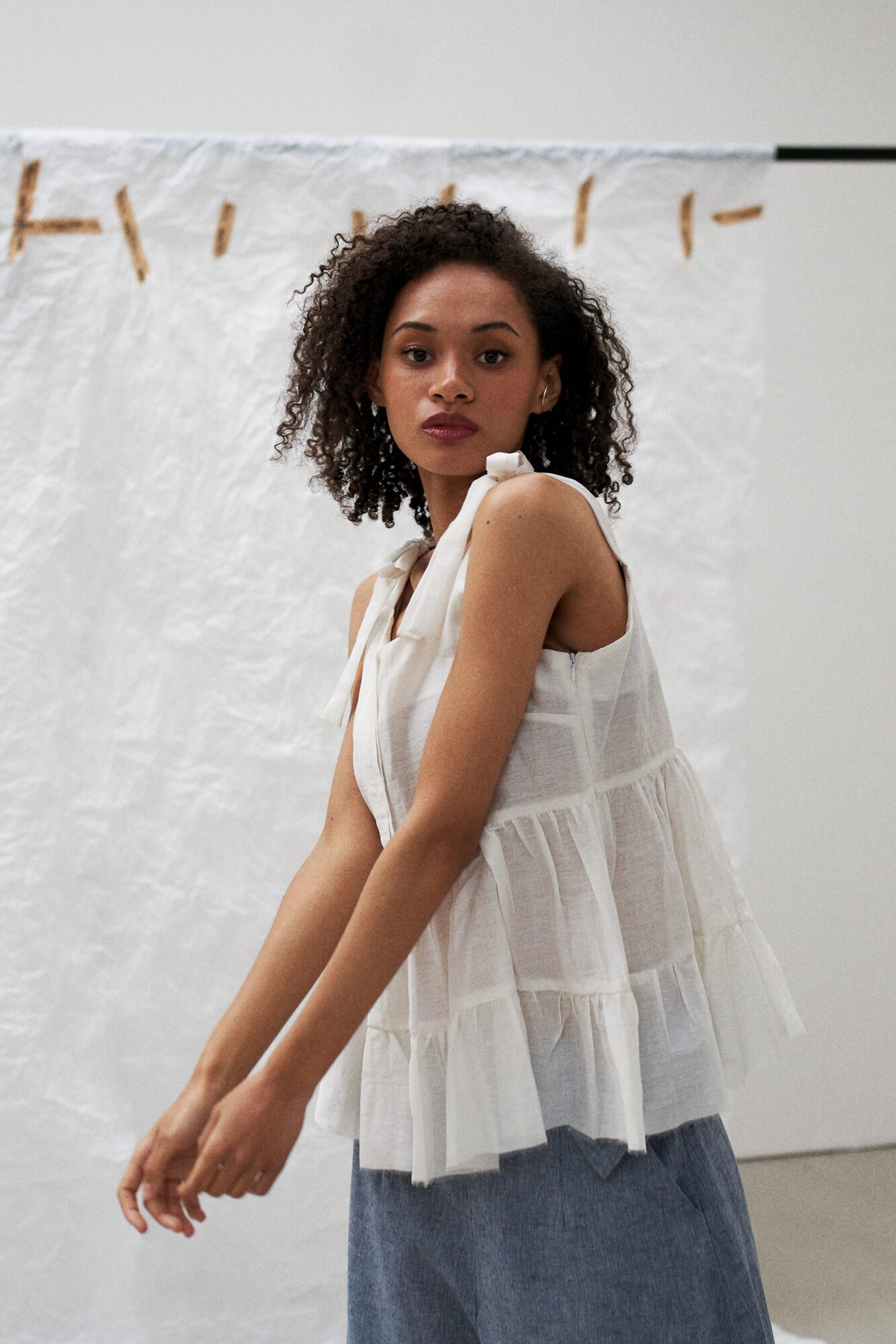 White blouse | La femme MiMi